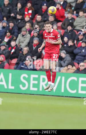 Lukas Engel of Middlesbrough - Middlesbrough v Rotherham United, Sky ...