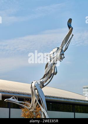 Harlow shopping centre sculpture Stock Photo - Alamy