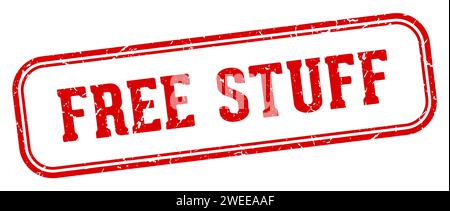 free stuff stamp. free stuff rectangular stamp isolated on white ...