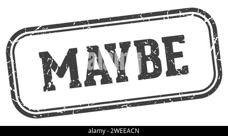 maybe stamp. maybe rectangular stamp isolated on white background Stock ...