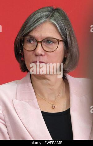 Christiane Benner, Vorsitzende der IG Metall, aufgenommen bei einem ...