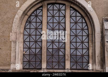 Munich, Germany - May 01, 2023: Antique window on famous Bavarian ...