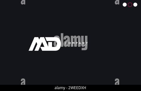 MD Alphabet letters Initials Monogram logo Stock Vector Image & Art - Alamy