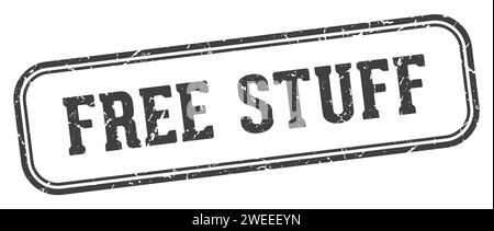 free stuff stamp. free stuff rectangular stamp isolated on white ...