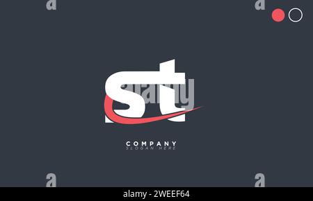 ST Alphabet letters Initials Monogram logo Stock Vector Image & Art - Alamy