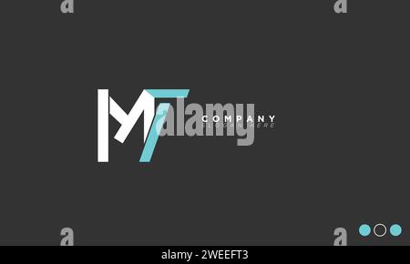 MT Alphabet letters Initials Monogram logo Stock Vector Image & Art - Alamy