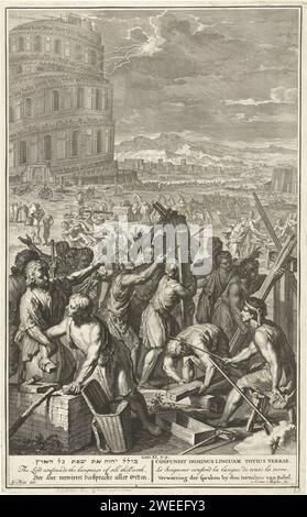 Babylonian confusion of speech, c. 1711 - c. 1720 print The ...