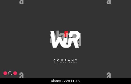 WR Alphabet letters Initials Monogram logo Stock Vector Image & Art - Alamy