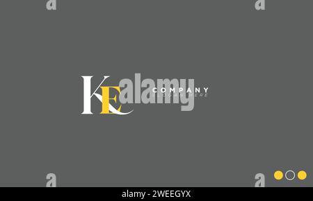 KE Alphabet letters Initials Monogram logo Stock Vector Image & Art - Alamy