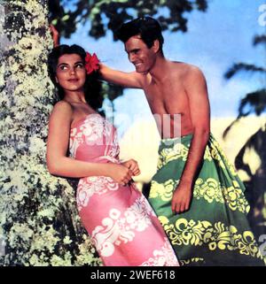 Debra Paget, on-set of the film, "The Haunted Palace", American ...