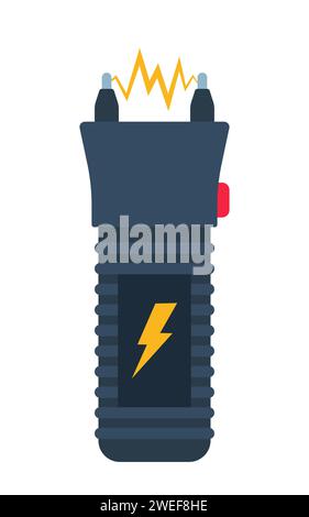 stun taser gun cartoon vector illustration Stock Vector Image & Art - Alamy