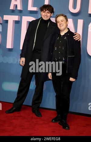 Jordan Sangha and Henry Southan attend the "All Of Us Strangers" Gala ...