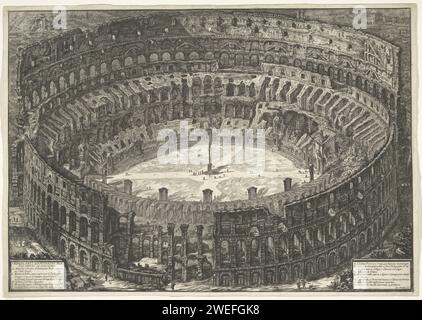 Face in the Colosseum in Rome, Giovanni Battista Pittoni (I), After ...