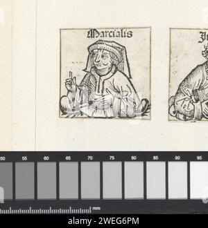 Marcus Valerius, Michel Wolgemut (workshop of), 1493 print A flower ...