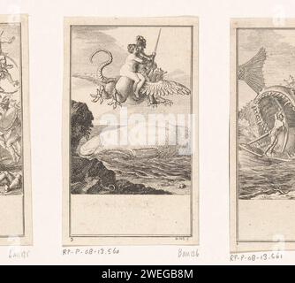 Ruggiero and Angelica, flying on Frontin, Daniel Nikolaus Chodowiecki ...