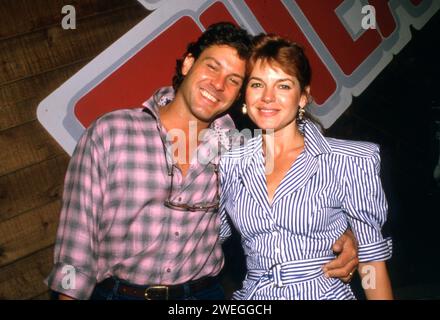 William Hasley and Robin Riker Circa 1980's. Credit: Ralph Dominguez ...