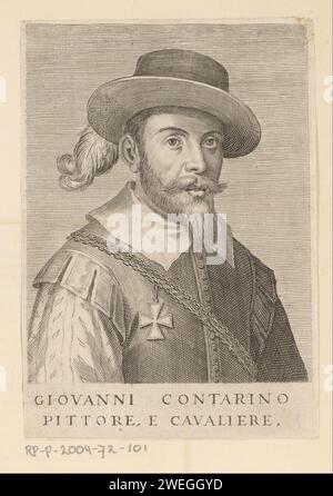 Portrait of painter Giovanni Contarini Stock Photo - Alamy