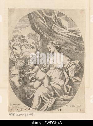 Maria with Kind and Johannes de Boper, Jeremias Falck, after Jacques ...