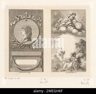 Portrait and title page for the Lauenburg Calendar 1781, Daniel ...