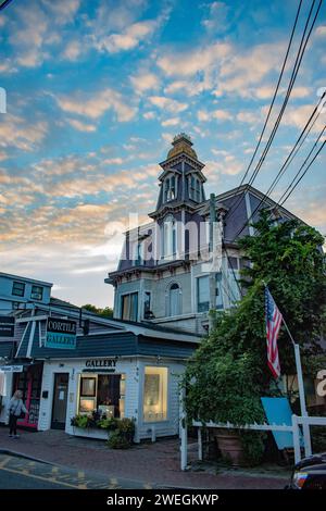 Historical buildings - Provincetown, Cape Cod Stock Photo - Alamy
