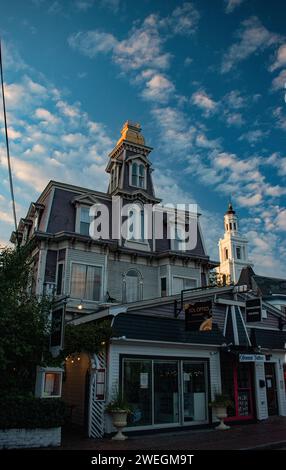 Historical buildings - Provincetown, Cape Cod Stock Photo - Alamy