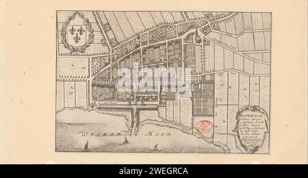 Map of Beverwijk, Anonymous, 1632 - 1652 print Map in a nutshell ...