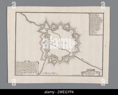 Map of ATH, 1693, 1693 print Map of the fortifications around the city ...
