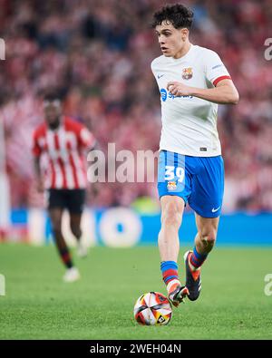 Hector Fort (FC Barcelona) in action during La Liga football match ...