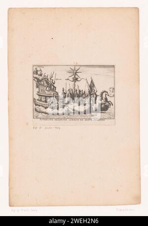 Ship with Asterius and Jupiter, Anonymous, After Giulio Parigi, c. 1635 ...