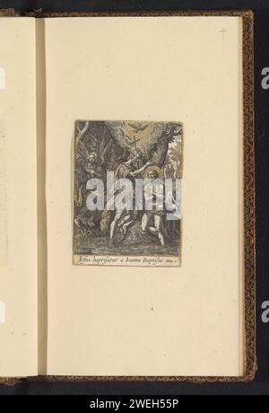Baptism of Christ, Adriaen Collaert, After Maerten de Vos, 1583 - 1588 ...