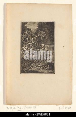Christ Op de Olijf Mount, Lodewijk Schelfhout, 1924 print Two sleeping ...