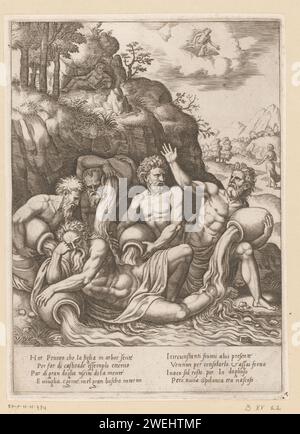 Peneus comforted by other river gods, Story of Apollo and Daphne ...