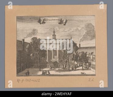 View of the Walloon church and the Sint -Jorishof in Amsterdam, Jan ...