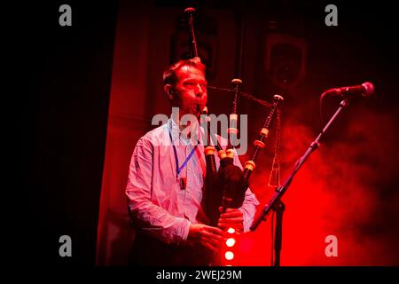 Edinburgh, Scotland. Thu 25 January 2024. Edinburgh singer-songwriter ...