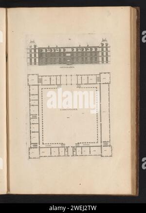 Map, Jacques Androuet, 1559 Map. View and map of architecture. Numbered ...