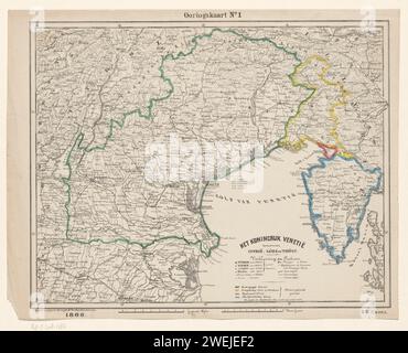 Lombardy And Venetia Map