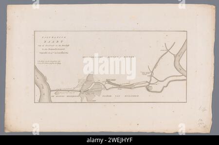 Map of Dijkbrraak in De Bommelerwaard, 1809, Anonymous, 1809 print ...