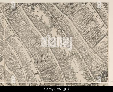 Map of Amsterdam, 1544, Cornelis Anthonisz., 1545 - 1553 print Map of Amsterdam in a nutshell ...