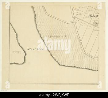 Map of the island of Rozenburg, consisting of eight parts, Anonymous ...
