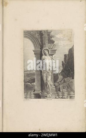 Martyrdom of Saint Sebastiaan, 1660 print The H. Sebastiaan is tied to ...