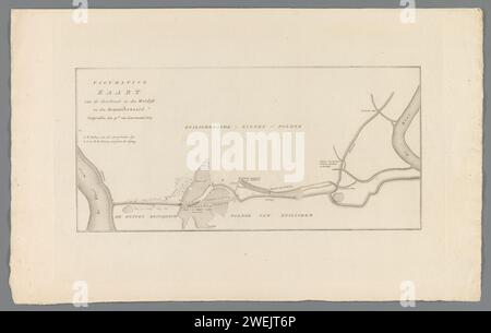 Map of Dijkbrraak in De Bommelerwaard, 1809, Anonymous, 1809 print ...