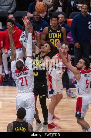 Utah Jazz guard Keyonte George during an NBA basketball game against ...