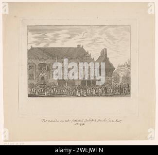 Combustion of a pamphlet in Haarlem, 1790, Anonymous, After Wiggers ...