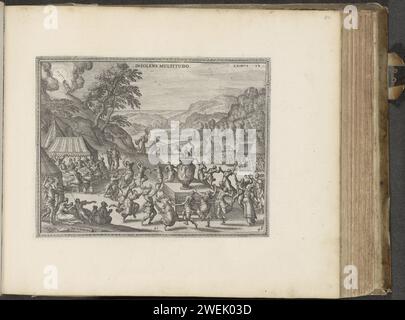 Moses receives the tables of the law and the worship of the golden calf ...
