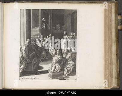 Christ between the scribes, 1653 - 1654 print Christ between the ...