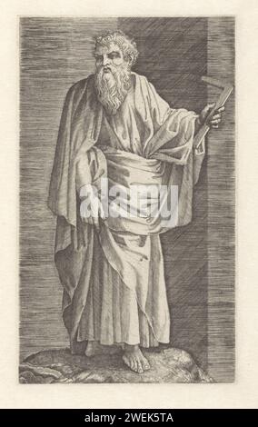 Apostle Matthew, Christ and the Twelve Apostles (series title), print ...