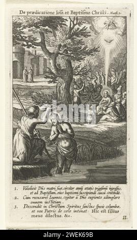 Landscape with the baptism of Christ in the Jordaan, Nicolas Perelle, 1636 - 1695 print ...