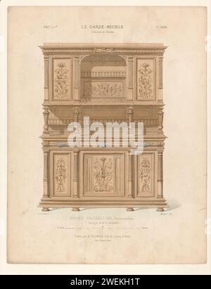 Buffet cupboard, Midart, 1839 - 1885 print A buffet cupboard in the ...