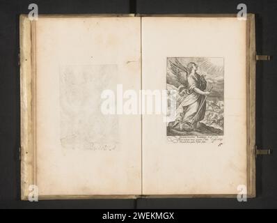 Archangel Rafaël, Crispijn van de Passe (I), 1574 - 1637 print The ...