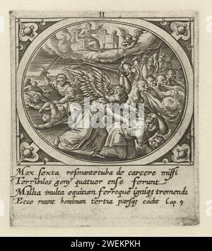 Sixth angel blows on a bazuin; Revelation of John on Patmos; ICONES ...